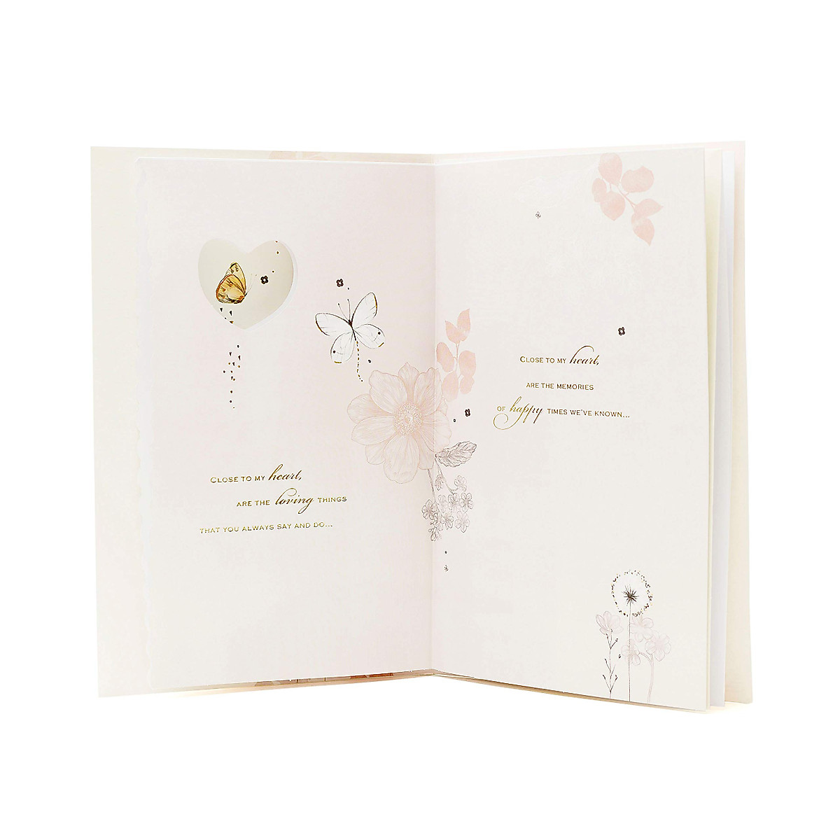 Wife Birthday Card - Birthday Card for Her - Sentimental Birthday Card - Butterfly Birthday Card