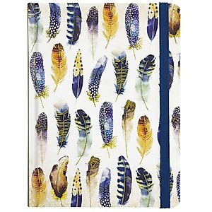 Watercolor Feathers Journal (Diary, Notebook)