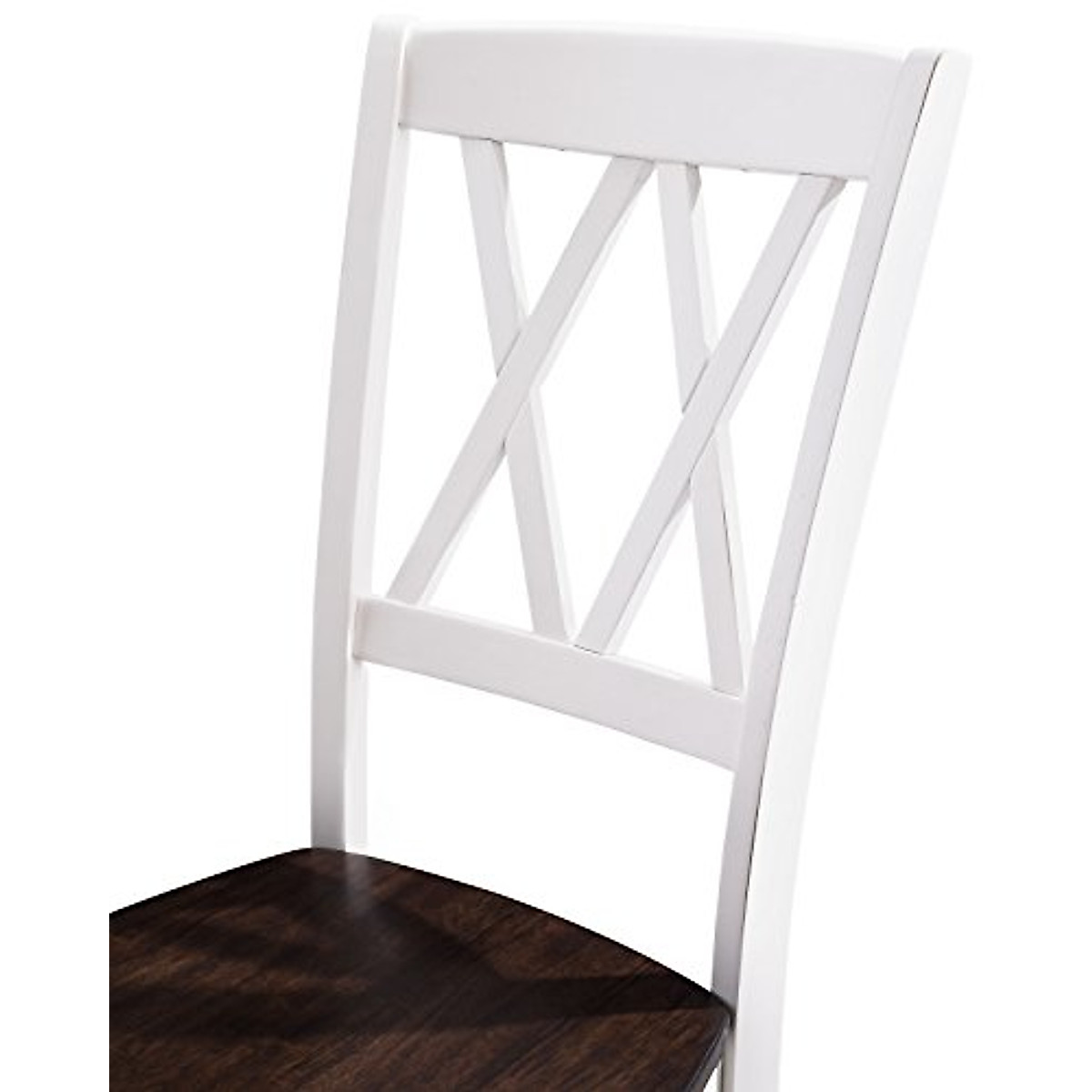 Crosley Furniture Shelby Dining Chairs (Set of 2), Distressed White