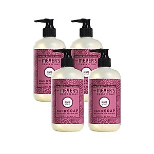 MRS. MEYER'S CLEAN DAY Liquid Hand Soap Mum, 12.5 Fl Oz (Pack of 4)
