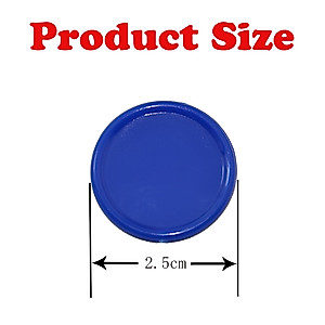 Smartdealspro 300pcs 1 Inch 10 Colors Opaque Plastic Learning Counters Counting Mini Poker Chips Game Tokens (with Edge)