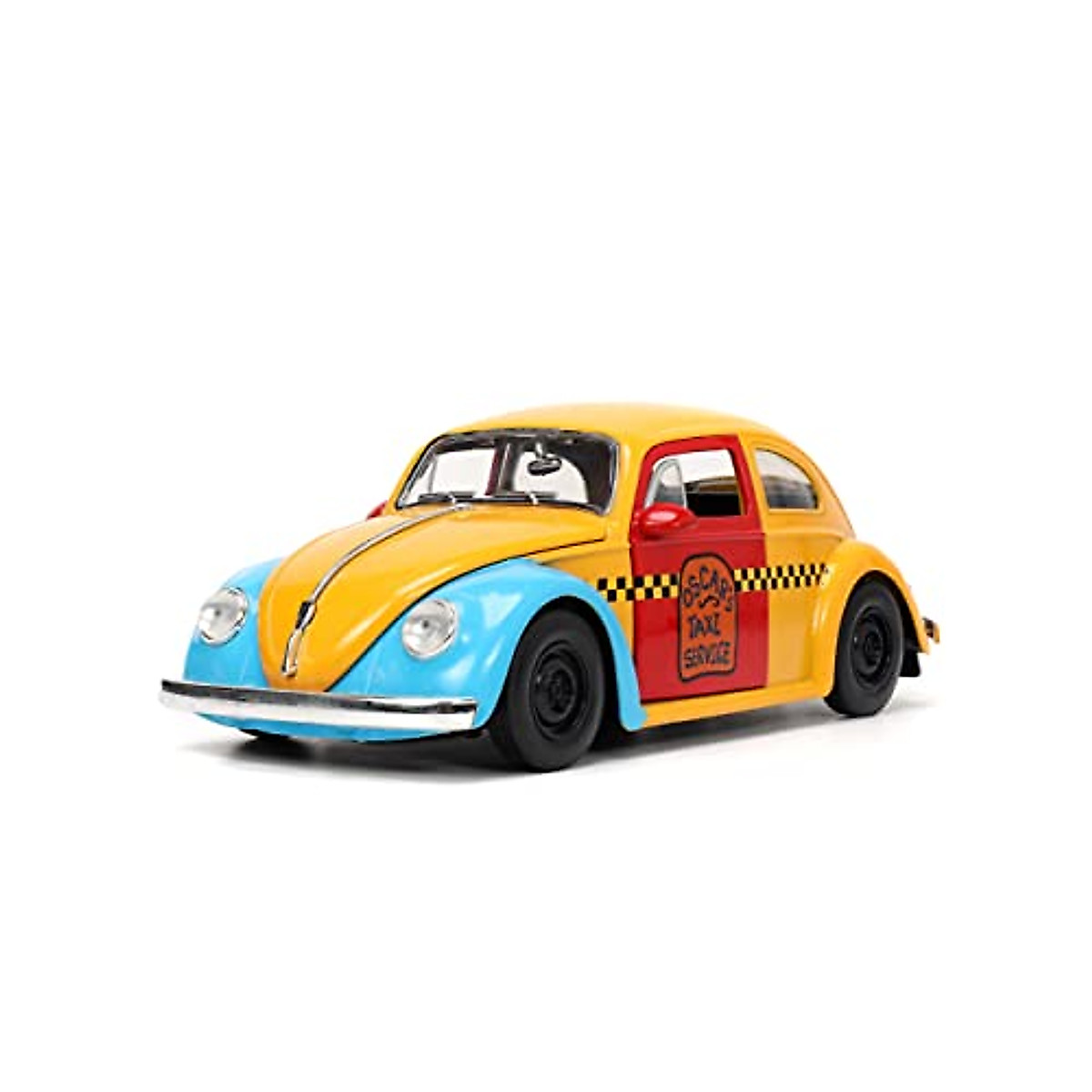 Sesame Street 1:24 1959 Volkswagen Beetle Die-cast Car & 2.75" Oscar The Grouch Figure, Toys for Kids and Adults