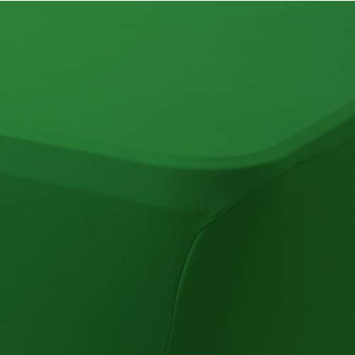 Obstal 6ft Stretch Spandex Table Cover for Standard Folding Tables - Universal Rectangular Fitted Tablecloth Protector for Party （Emerald Green, 72 Length x 30 Width x 30 Height Inches）