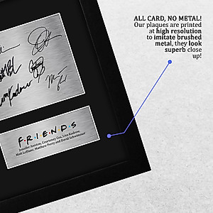 HWC Trading Friends Gifts USL Framed Printed Signed Autograph Picture for TV Show Fans - US Letter Size