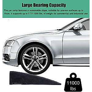 GUENZO Threshold Ramp, Heavy Duty Rubber Curb Ramp for Cars/Motorcycle/Wheelchair, Home/doorways/Garden Steps/driveways/Garage/Sheds Entry Ramp, 2/3/4/5 inch Rise (Size : 100x25x9cm)