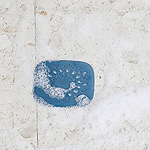 Shower Drain, Hair Catcher Shower Drain, Kitchen Sink Strainer, Square Bathtub Drain, Silicone Bath Tub Hair Catchers Hair Collector Trap with Small Handle