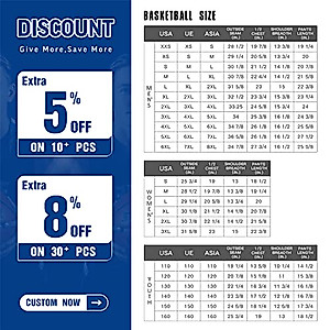 Custom Basketball Jersey Shorts with Team Name Number Logo, Personalized Uniform for Men/Women/Youth