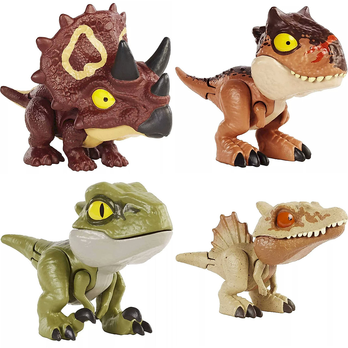 Jurassic World Toys Camp Cretaceous Snap Squad Triceratops Figure