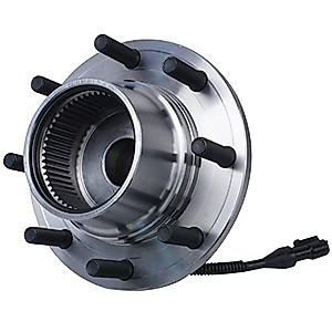 Detroit Axle - 4WD Front Wheel Bearing Hub for 99-04 Ford F-250 F-350 F-450 F-550 Super Duty, Replacement 1999 2000 2001 2002 2003 2004 Ford Wheel Bearing and Hub Assembly [DRW; 4-Wheel ABS]
