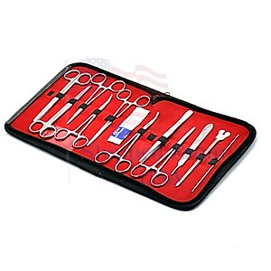 AAProTools 12 PC U.S. Military Style Surplus Emergency Survival Kit - Bleed CONTOL Kit - Military Style First Aid Kit