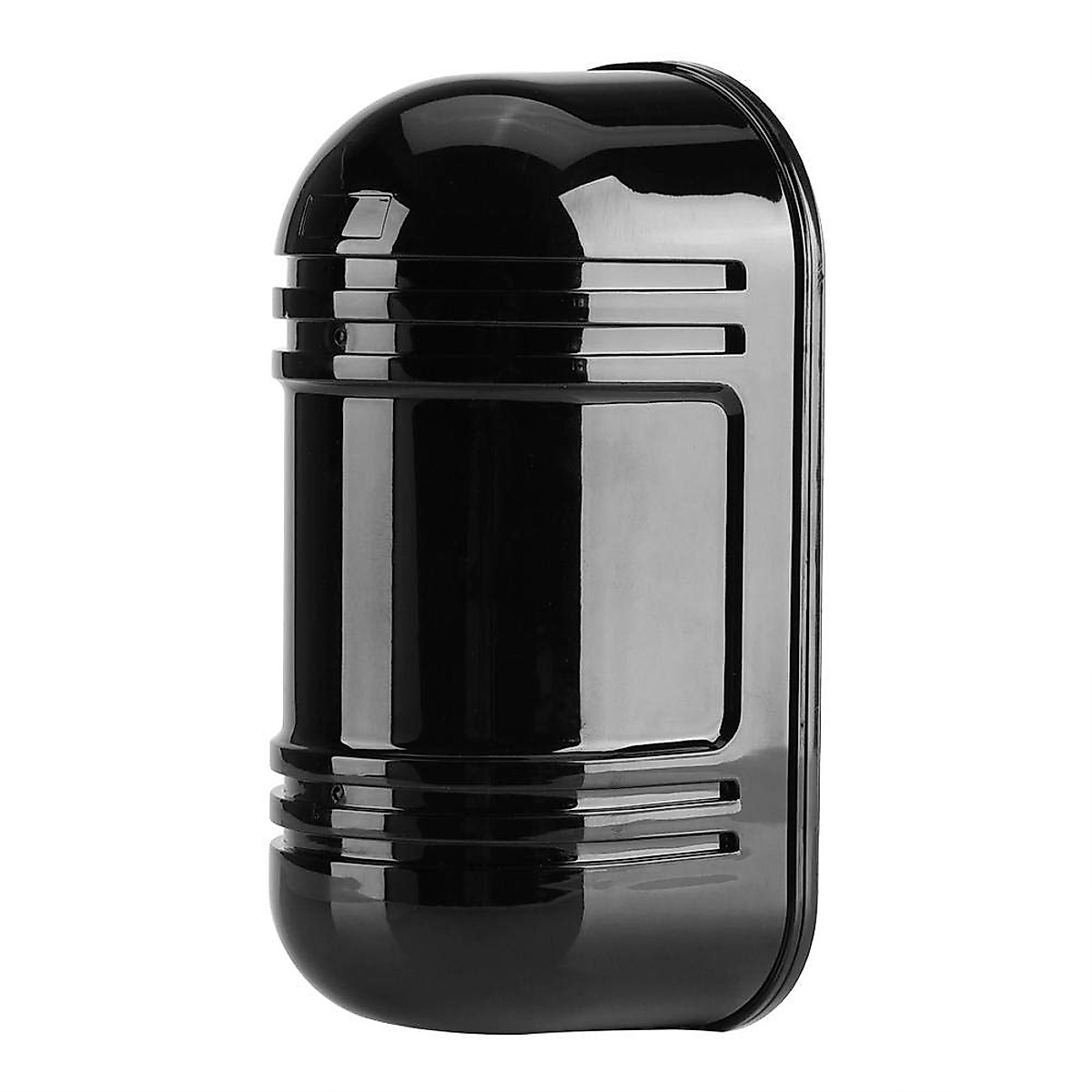 Omabeta 100m Sensor Alarm Dual Beam Photoelectric Infrared Detector Dual Beam Alarm Accessories Black for Home Security Outdoors