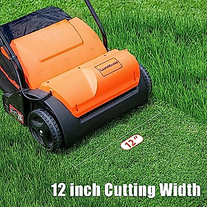 LawnMaster GV1212B Scarifier and Dethatcher 13-Inch 12AMP