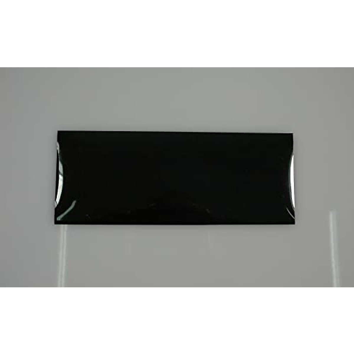 CSI Footprint Gel Lifters, Picking Up Powdered Latent Prints, Shoe Impressions, Crime Scene Forensic Supply, Black, 14x36 cm, 2 pcs/Pack