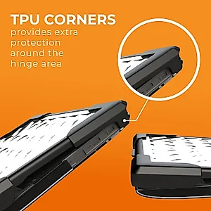 Gumdrop SlimTech Laptop Case Fits Lenovo 100e Chromebook 1st | 2nd Gen Designed for K-12 Students Teachers and Classrooms – Drop Tested Rugged Shockproof Bumpers for Reliable Device Protection – Black