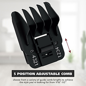 Wahl All-in-One Cordless Rechargeable Electric Ear/Nose, Detail, and Beard Trimmer for Men – Mustache, Ear & Nose Hair, and Light Detail Grooming - Model 9685-200