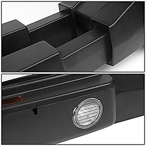 DNA Motoring TWM-006-T999-CH-AM Pair of Powered Heated Towing Side Mirrors W/Turn Signal Light Compatible with 04-14 F-150, Chrome/Amber