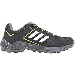 adidas Men's Terrex Eastrail Hiking Boot, Black/White/Solar Yellow, 8.5