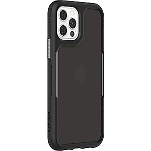 Griffin Survivor Endurance GIP-056-BKG Protective Case for iPhone 12 & 12 Pro - Black/Grey