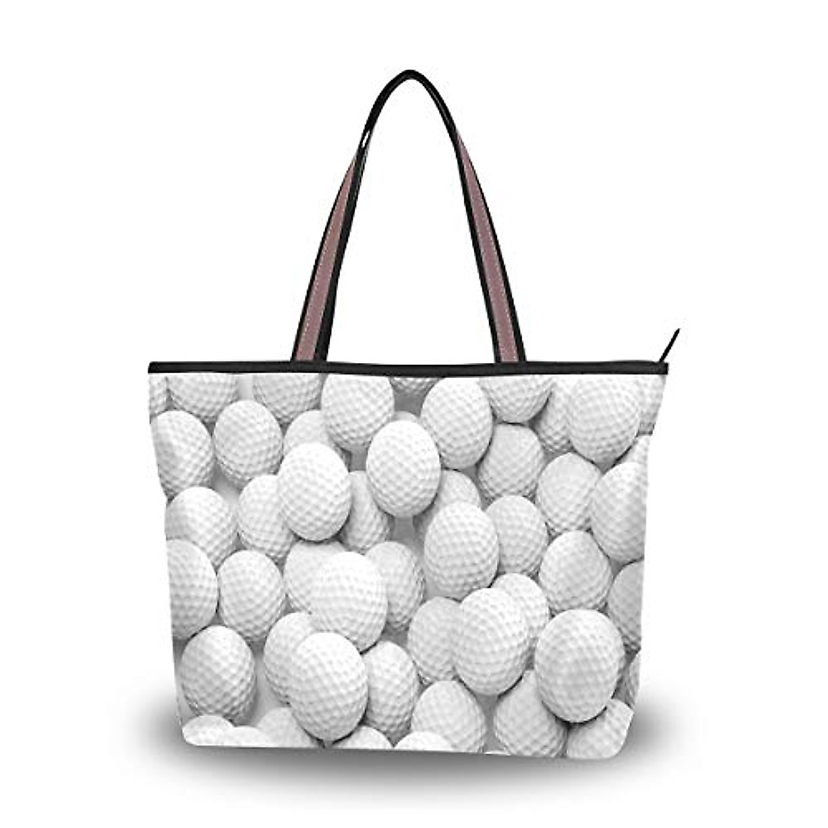 AUUXVA Sport Golf Ball Pattern Handbags for Women Tote Bag Top Handle Shoulder Bag Satchel Purse