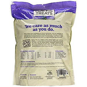 Manna Pro Mini-Pig Treats | Berries & Cream Flavor | 4 lb