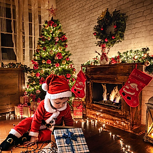 Qulist Christmas String Lights,105FT Connectable Fairy Twinkle Light 300 LED Indoor Lights with Remote[8 Modes & Waterproof],for Home Decoration, Patio Garden Wedding Party Warm White