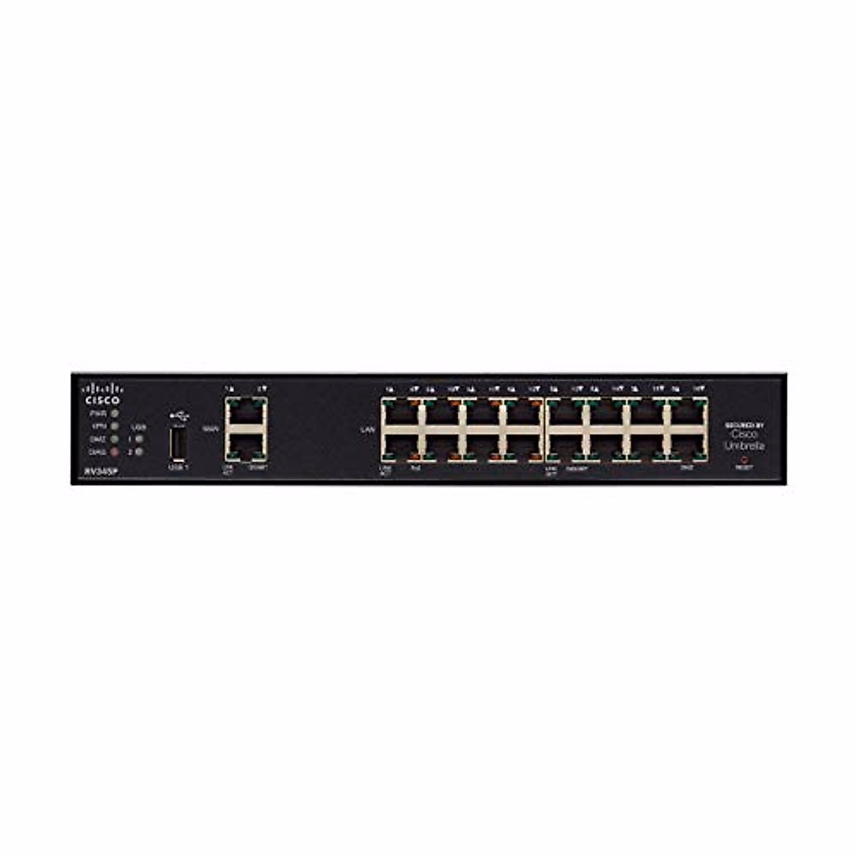 Cisco RV345P VPN Router | 16 Gigabit Ethernet (GbE) Ports | PoE | Dual WAN | Limited Lifetime Protection (RV345P-K9-NA)