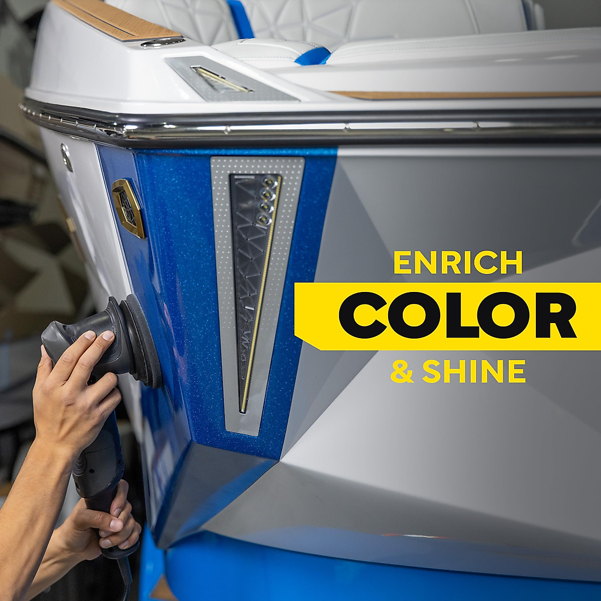 Meguiar's Flagship Premium Marine Wax, Boat Polish and Oxidation Remover - 32 Oz Bottle