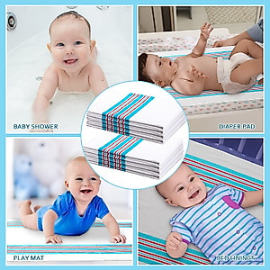 Remerry 8 Pcs Receiving Blanket, 30 x 40 Inch Hospital Blankets 100% Cotton Flannel Soft Warm Swaddle Blankets for Unisex Girl Boy Baby Newborn, Swaddle Newborn Wrap Flannel Receiving Blankets