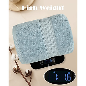 Cleanbear Luxury Bath Towels Set of 6 Shower Towels with Assorted Colors for Different Family Members 55 by 27 Inches Ultra Soft Bathroom Towels Highly Absorbent Body Drying Towels