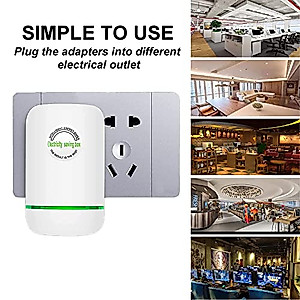 Power Saver Pro - Electric Power Saver Device - Electricity Energy Saving Box - Intelligent Household Power Saving Device Balance Current Source Stabilizes The Voltage Supply for Home Office Factory