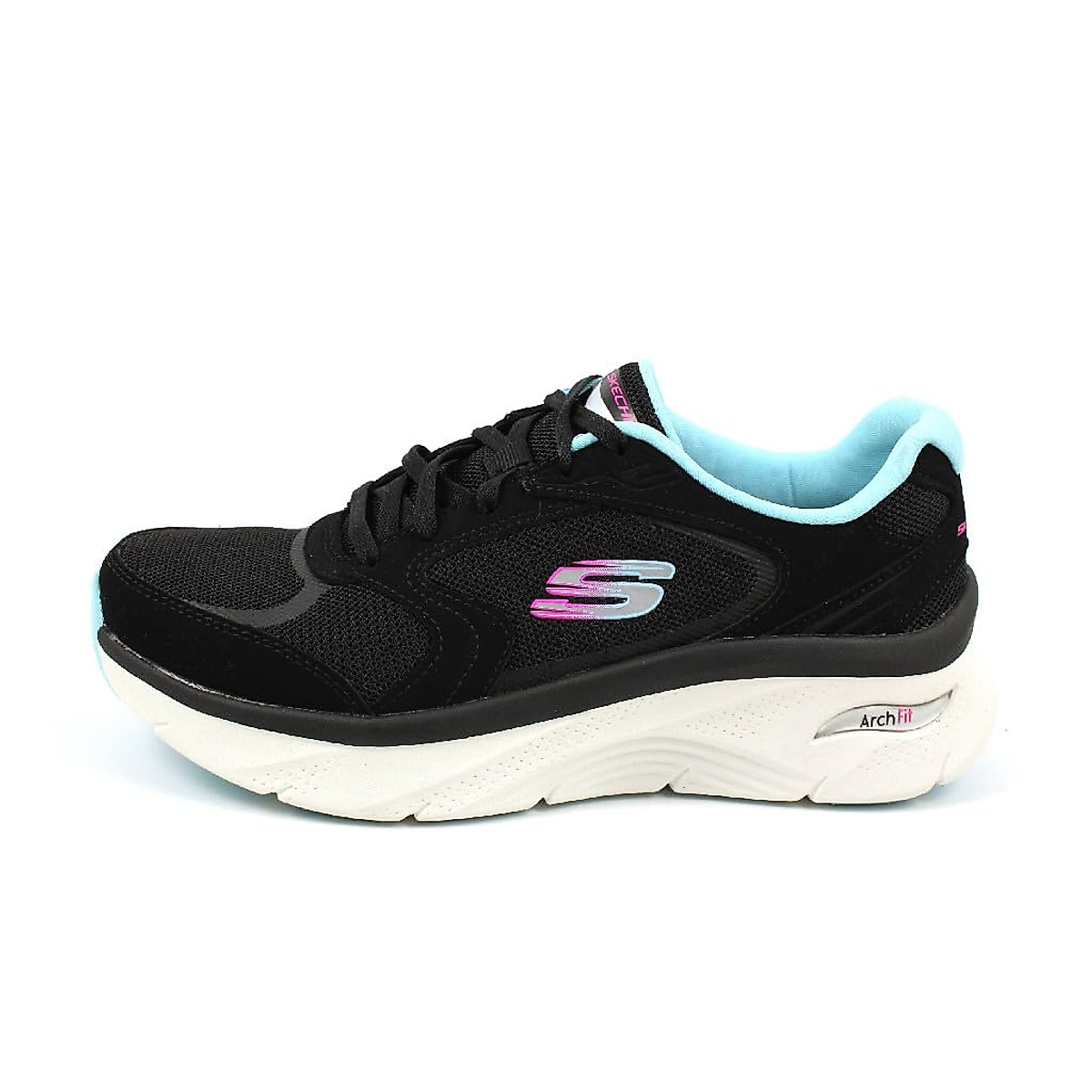 Skechers Sport Arch Fit DLux149686 Womens Sneaker 75 BM US BlackBlue