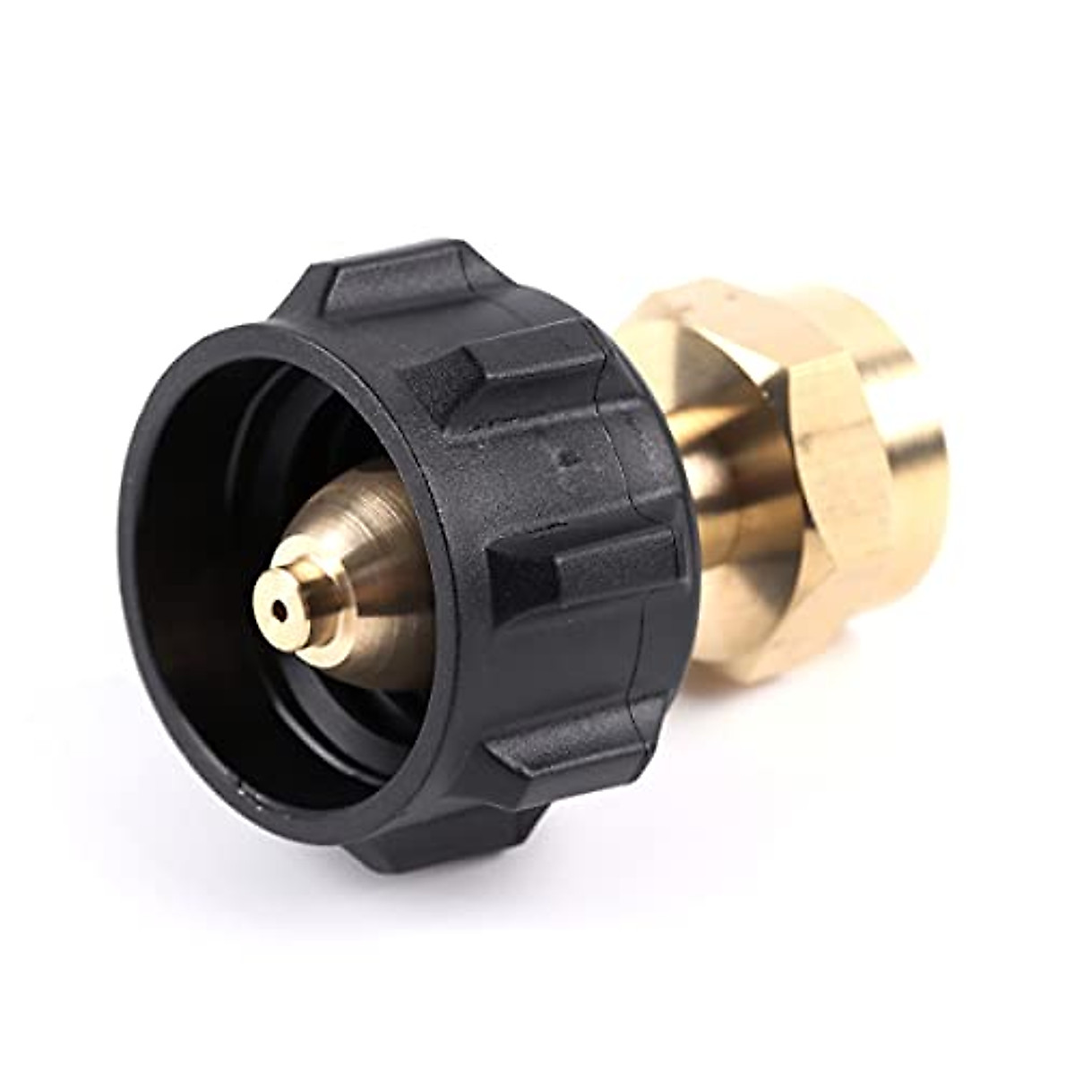 Propane Adapter, Propane Refill Adapter, QCC Type Propane Bottle Filler Adapter for Outdoor Camping Grill BBQ (Adapter)