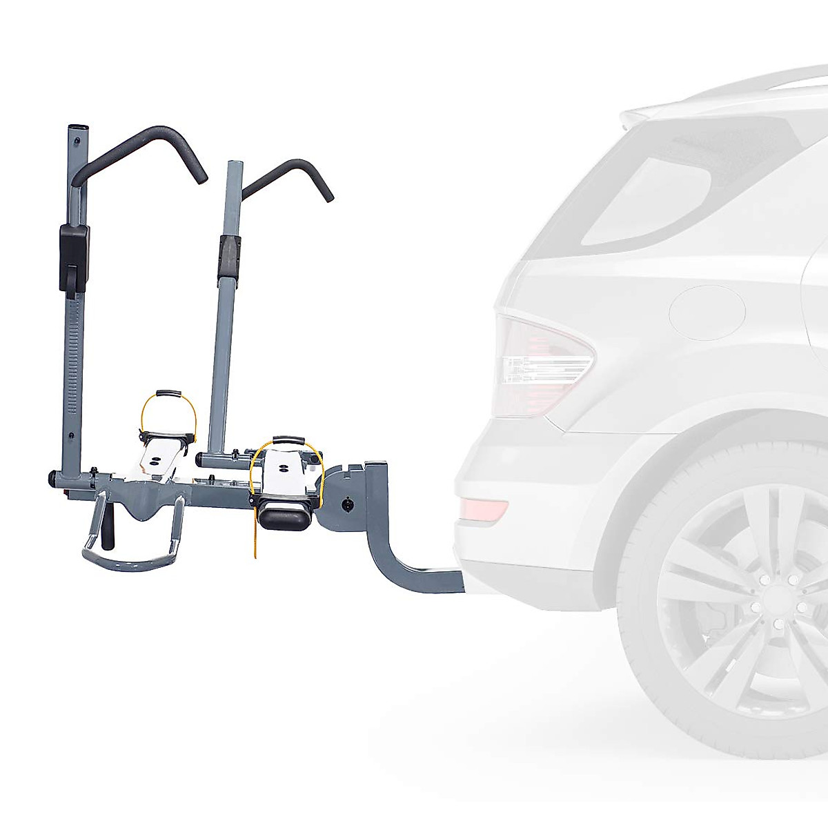 Capstone Car Racks and Bicycle Accessories Elite 2.0 Hitch Rack for 2 Bikes, Gray