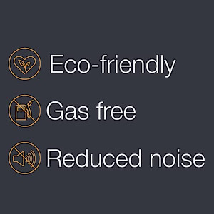 Fiskars StaySharp Max Reel Push Lawn Mower - 18" Cut Width - Manual Cordless Grass Trimmer - Black