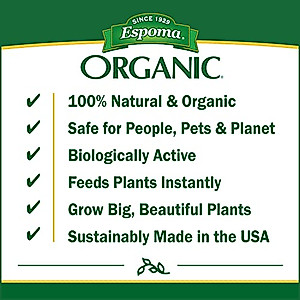 Espoma Organic Violet! 8-Ounce Concentrated Plant Food – Plant Fertilizer and Bloom Booster for All Violets and Indoor Flowering Plants. Promotes Vigorous Growth and Blooming.