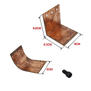 scottchen PRO Welding Spoon Copper Welding Spoon Welders Helper,3 Plate Set, Flat/Curved/Angle Copper Paddle Backer