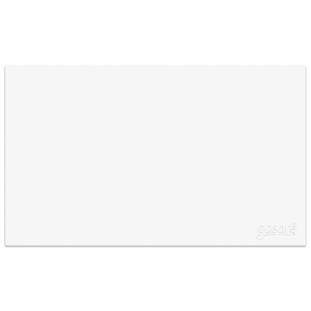 gasaré, Giant, Double Thick, Heat Resistant Mat, Countertop Protector, Silicone Mat for Kitchen Counter, Non-slip, Washable, Cuttable, 40 x 23.5 Inches, 2mm Thick, 1 Unit, Translucent-Opaque