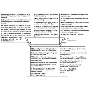WMF Frying pan Coated Ø 24cm CeraDur Profi Pouring Rim Plastic Handle with Flame retardants Cromargan Stainless Steel CeraDur Suitable for Induction Hand wash