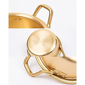 COELO Korea Noodle Pot Hot Shin Ramyun Aluminum Pot 6.3"(16cm) Traditional HOT POT Ramen Soup Stew