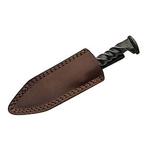 Wrench Sgian Dubh Carbon Steel Blade/Handle 9.75 inch EDC Railroad Hunting Knife