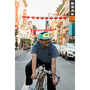 Coal Provo Tech Outdoor UPF 5-Panel Cap - Neon Yellow