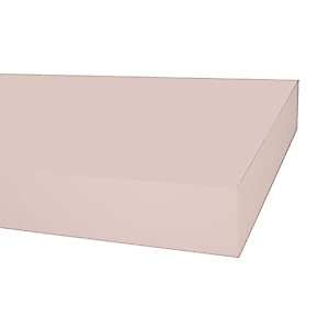InPlace 35.4 in W x 7.75 in D x 1.25 in H Pink Floating Shelf Slimline