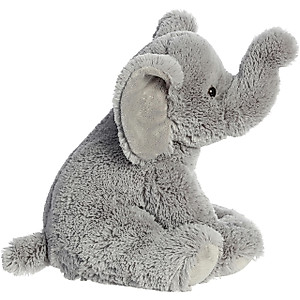 Aurora® Cuddly Elephant Stuffed Animal - Cozy Comfort - Endless Snuggles - Gray 14 Inches