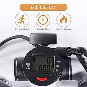 YSSOA Mini Stepper with Resistance Band, Stair Stepping Fitness Exercise Home Workout Equipment for Full Body Workout,Black