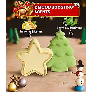 SEONNIX Shower Steamers Aromatherapy - 8 Pack Shower Bombs Christmas Gifts Stocking Stuffers for Women and Men, Stress Relief & Luxury Self Care, Gifts for Women Who Has Everything