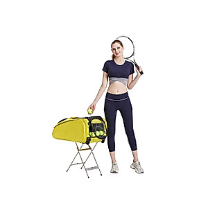 VIV Pickleball Tennis Bag: All-in-One Pickleball Bag, Hopper, and Feeder with Wheels. Store, Travel, Practice with Pickleball, Tennis, Baseball, Softball Gears. Pickleball Hopper, Tennis Ball Hopper