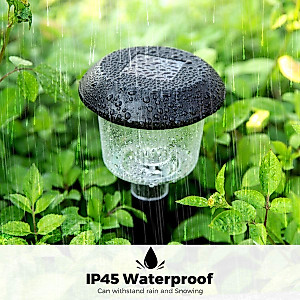 INSOME Outdoor Solar Lights Powered,Landscape Lighting Solar,Solar Garden Lights Outdoor Waterproof,8 Pack Automatic On/Off Solar Walkway Lights Outdoor for Lawn Patio Yard Walkway Driveway