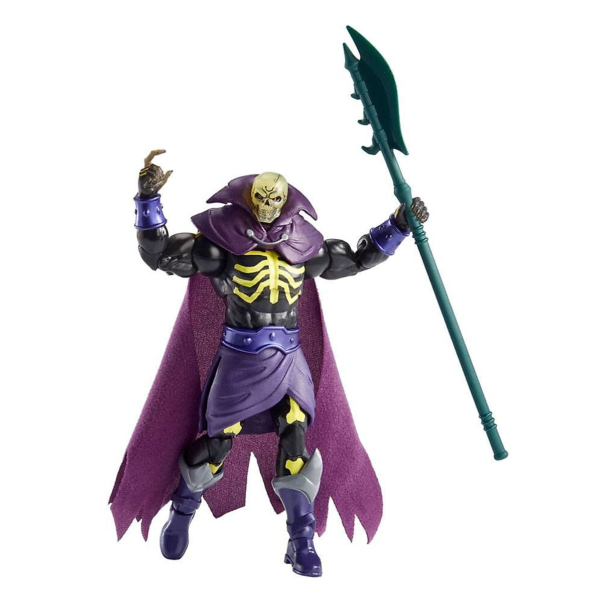 Masters of the Universe Masterverse Scare Glow Action Figure with Glow-in-The-Dark Head & Accessories, 7-inch Motu Collectible Gift for Fans 6 Years Old & Up