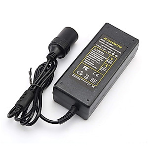 12V 8.5A 100W AC to DC Converter for Car Cigarette Lighter Socket AC/DC Power Supply Adapter for Car Vacuums, Air Compressor, Portable Freezer and Other Devices Power Supply Adapter