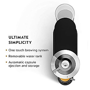 Nespresso Vertuo Next Deluxe Coffee and Espresso Machine by De'Longhi, Pure Chrome